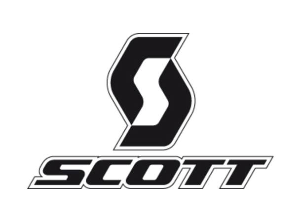 Scott Sticker Vertical - Sort, 12cm Sort Scott Klistremerke - Ruco ...