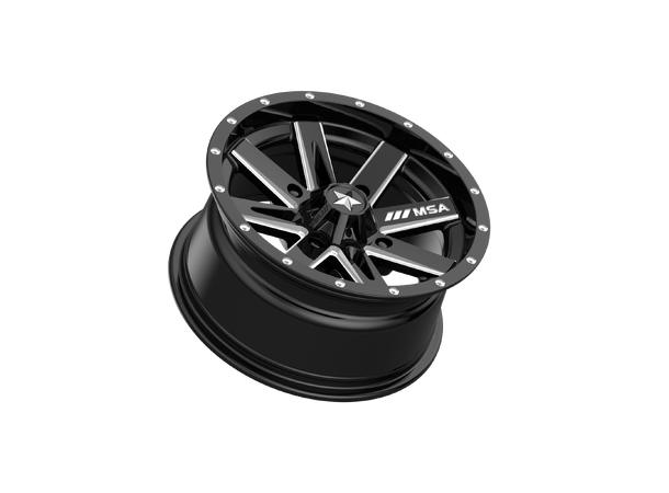 MSA M41 Boxer - Japanske, 4/110 ATV/UTV Felg - Maskinert/Sort, 14/15 ...