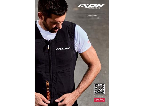Ixon Ix-airbag U03 Vest Sort/O. InMotion/Ixon Airbag Vest trådløs ...